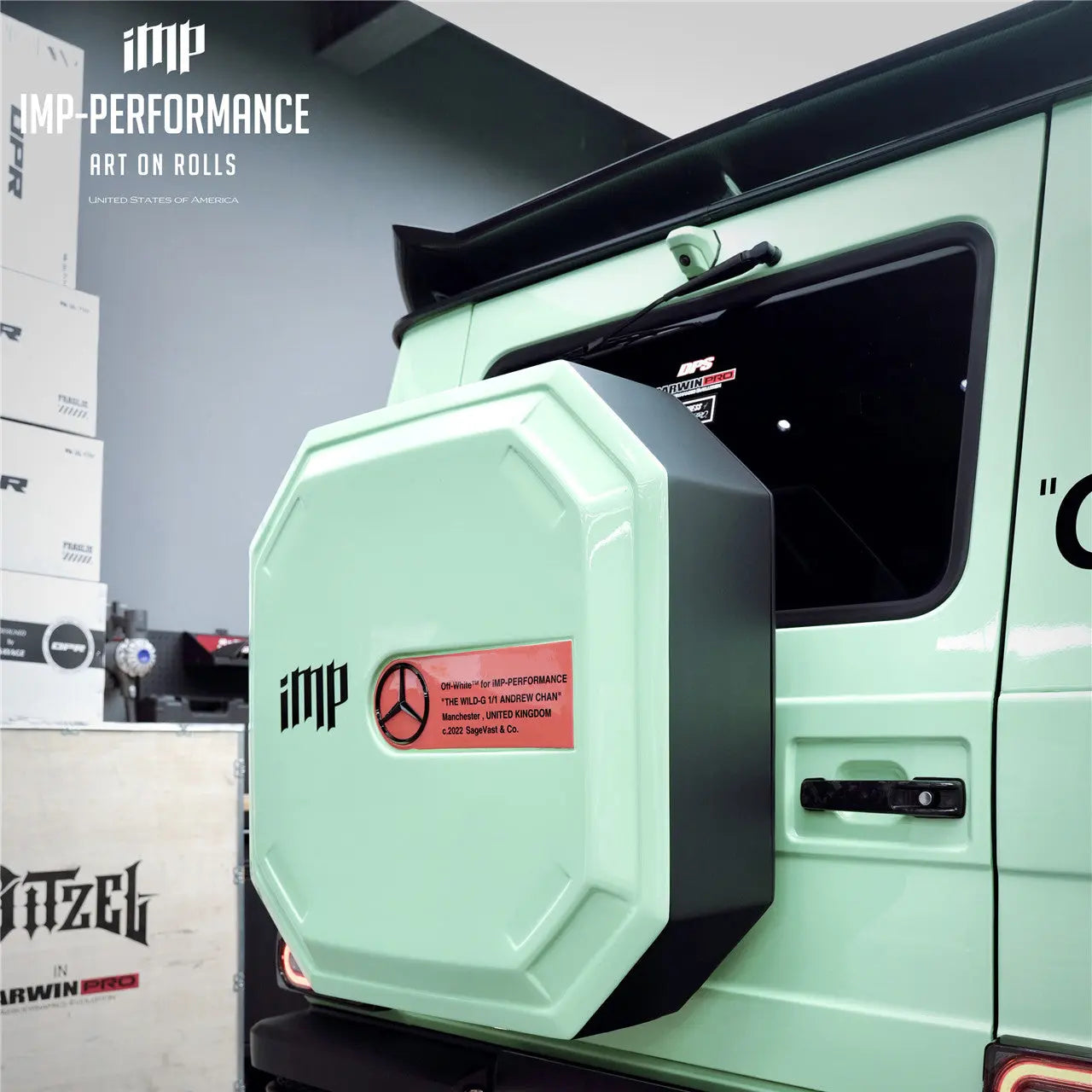 iMP Mercedes Benz W463 G Class & G55 G63 Carbon Fiber Roof Spoiler ...