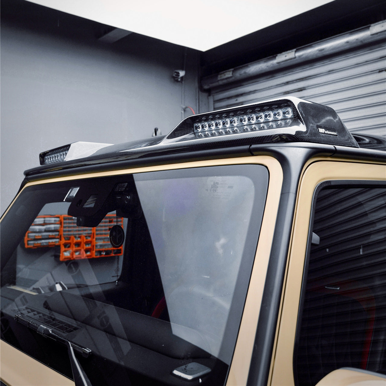 iMP Benz W463A G63 & G Class Carbon Front Roof Spoiler w/ DRL – IMP ...