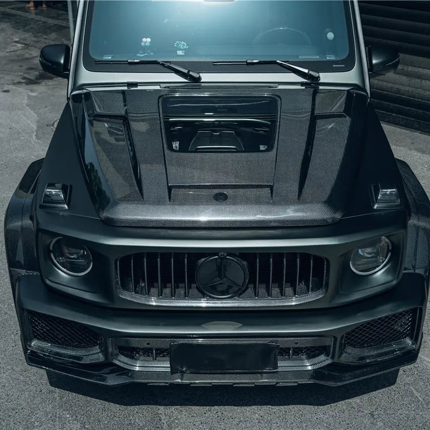 iMP Benz W463A G63 & G Class Ver.1 Partial Carbon Front Bumper
