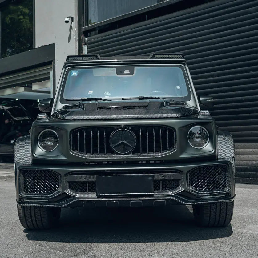 iMP Benz W463A G63 & G Class Ver.1 Partial Carbon Front Bumper