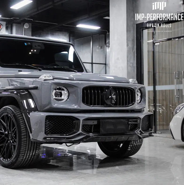 iMP Benz W463A G63 & G Class Ver.1 Partial Carbon Front Bumper