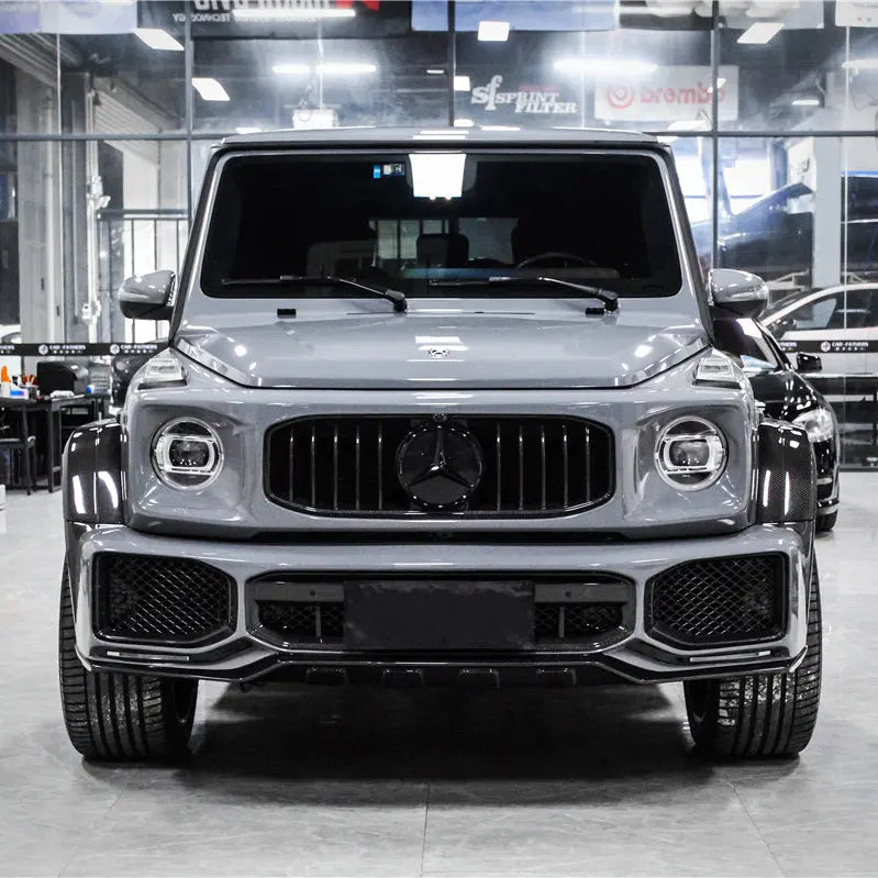iMP Benz W463A G63 & G Class Ver.1 Partial Carbon Front Bumper