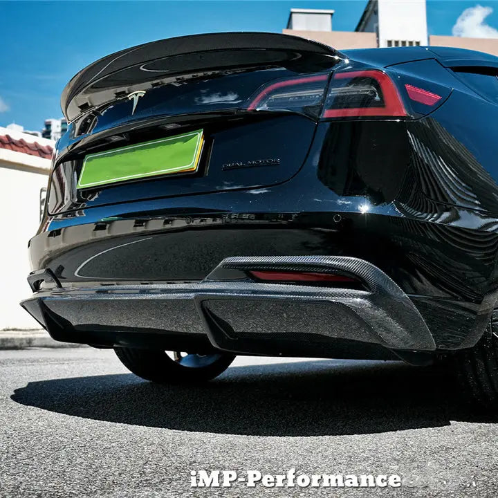 iMP Performance Tesla Model 3 Carbon Fiber Rear Diffuser – IMP ...
